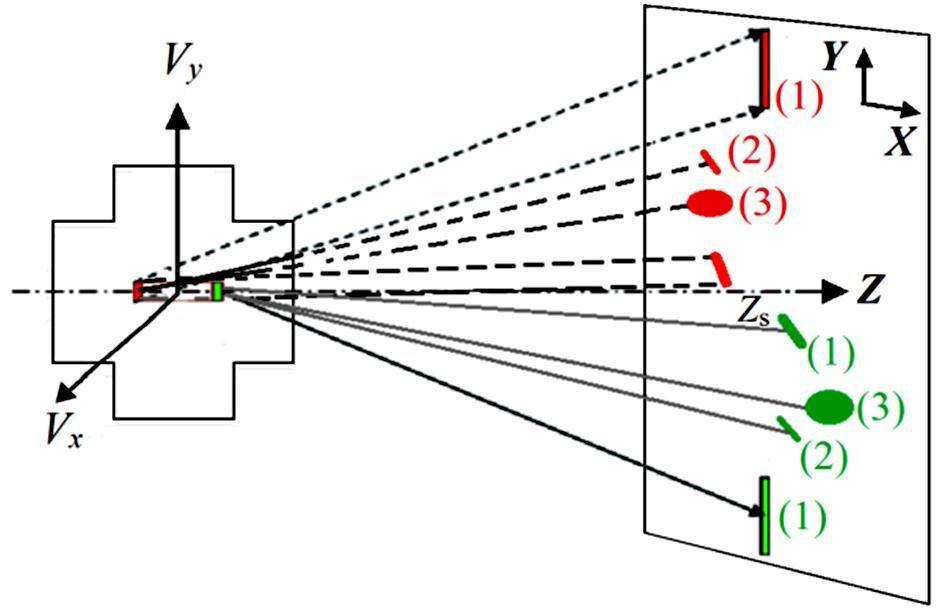 Two-mode polarized traveling wave deflecting structure