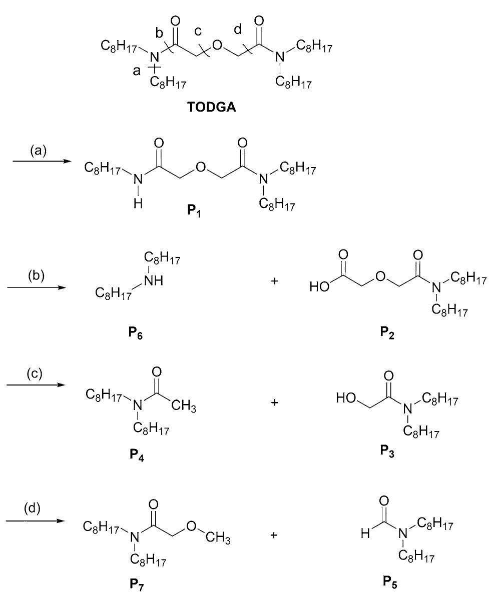 Effect of radiolysis of TODGA on the extraction of TODGA/n-dodecane ...