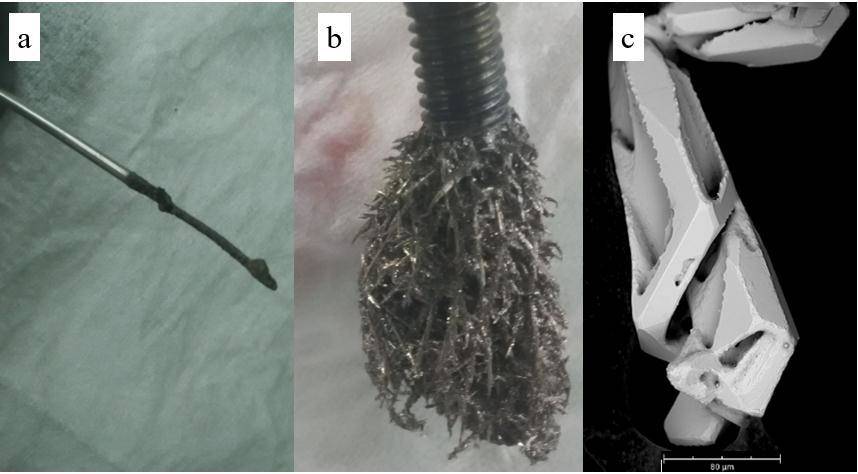Electrorefining of nickel from nickel-chromium alloy in molten LiCl-KCl