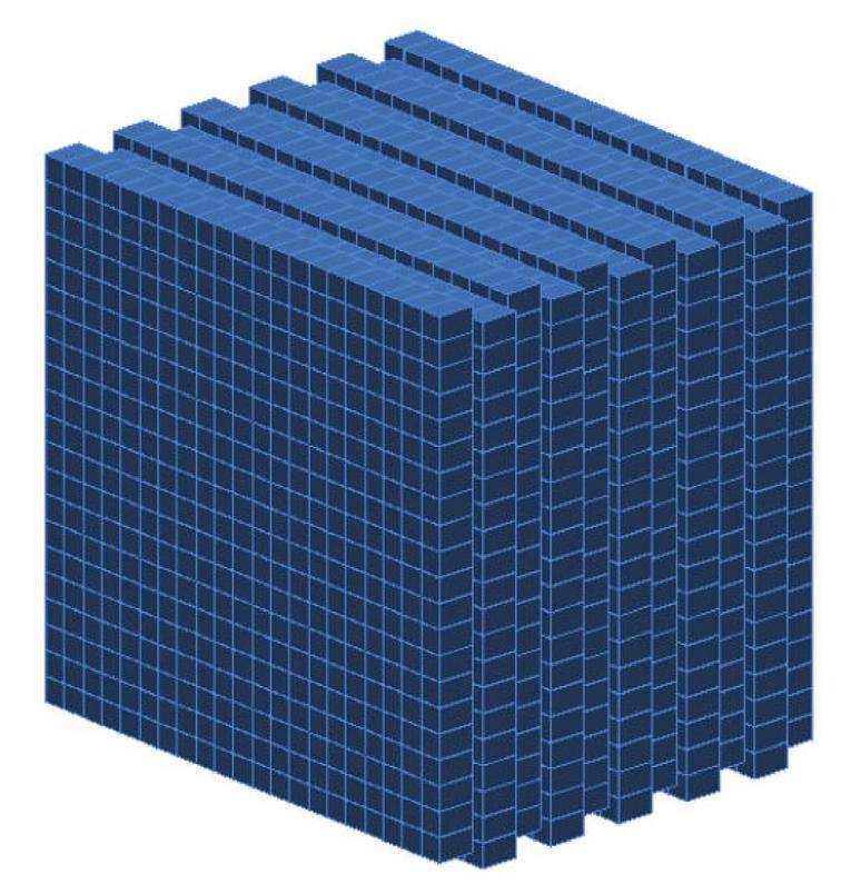 Design of a LYSO crystal electromagnetic calorimeter for dark photon ...
