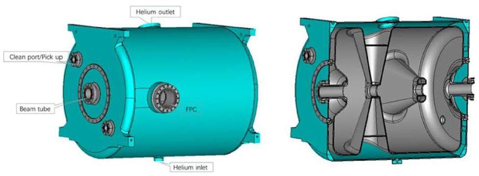 Integration and horizontal testing of the CSNS-II double-spoke cavity ...